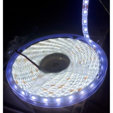Dış Mekan Şerit LED 12V – Beyaz Işık, IP65 Su Geçirmez, 5050 Çip, 5...